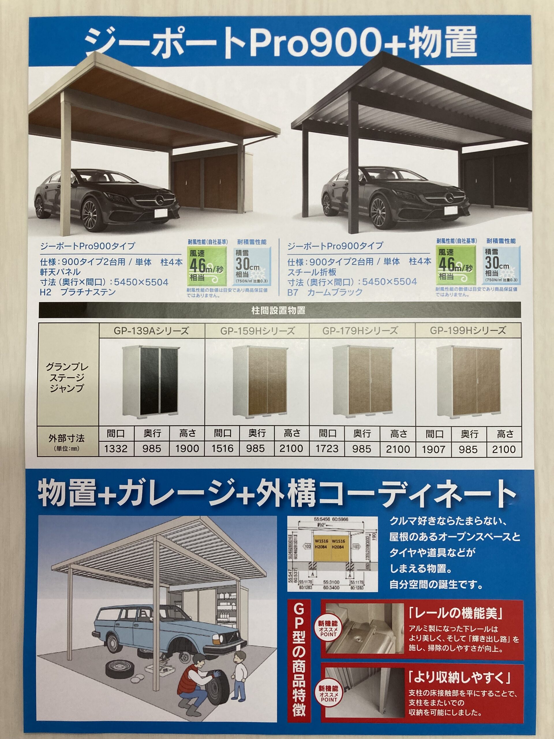 おしゃれカーポート YKKAP『ジーポートPro900 ＋ 物置』 – EXひたちなか公式ブログ